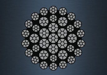 37X7 (6/1) Compacted – Non Rotating Steel Wire Rope